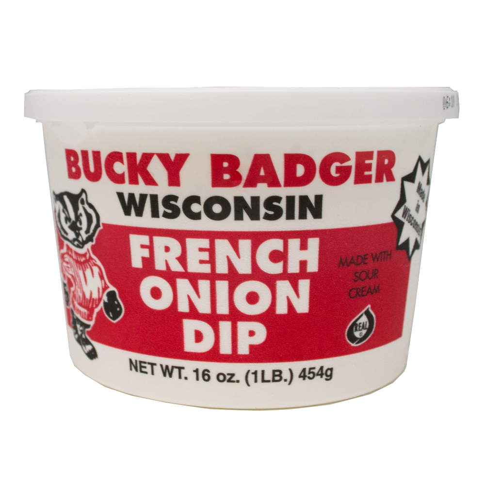 Bucky Badger French Onion Dip – Bucky Badger Cheese